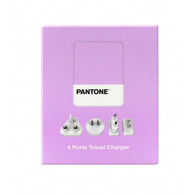 Pantone 4 Ports Travel Charger
